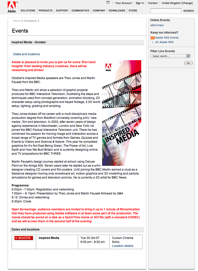 Adobe Event | London Icon